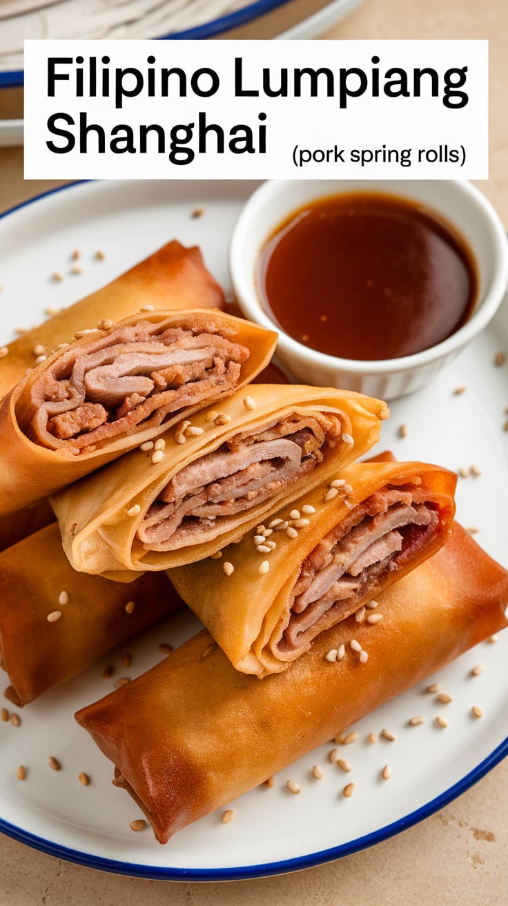 Filipino Lumpiang Shanghai (Pork Spring Rolls) – Frying Frenzy