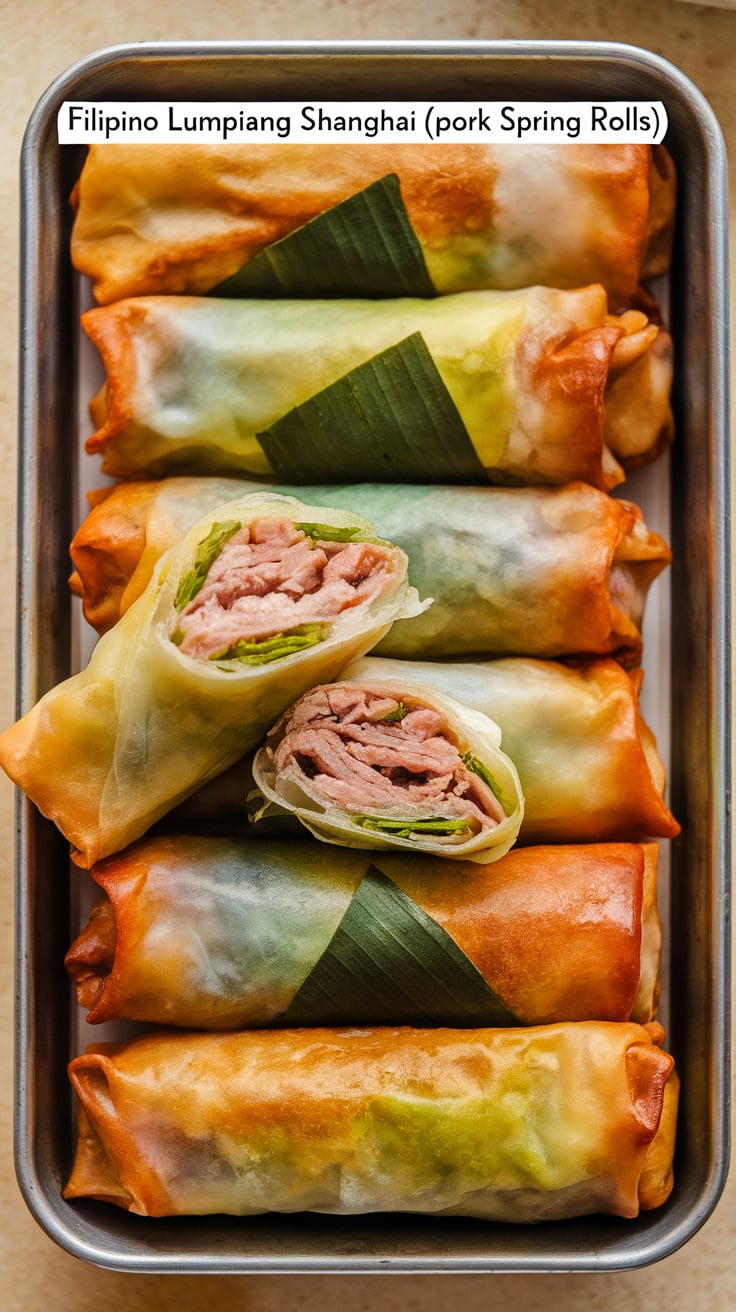 Filipino Lumpiang Shanghai (Pork Spring Rolls) – Frying Frenzy